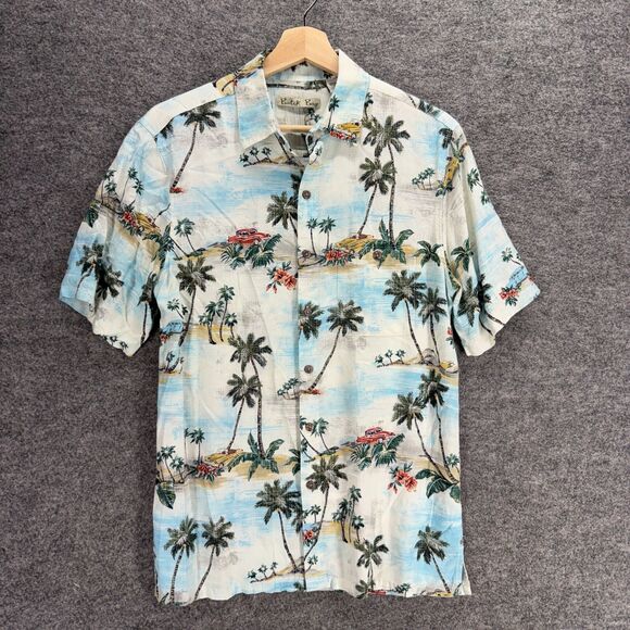 batik bay | Shirts | Batik Bay Shirt Men M Medium Blue Hawaii Print ...